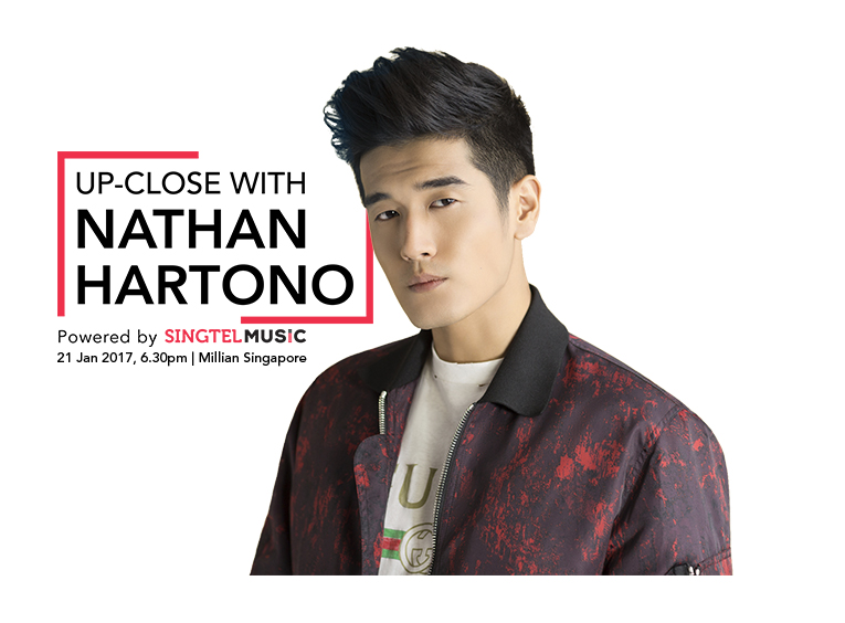 Singtel Music Exclusive: Get Up-Close with Nathan Hartono