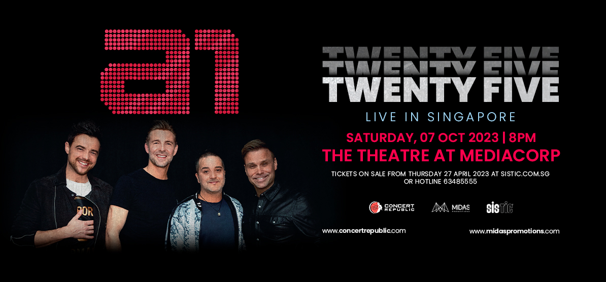 a1 Celebrates 25th Anniversary in Singapore