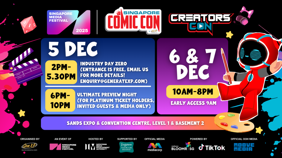 Highlights from Singapore Comic Con 2025
